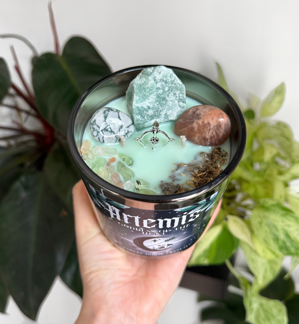 Artemis Candle – Darkly Divine Crystals
