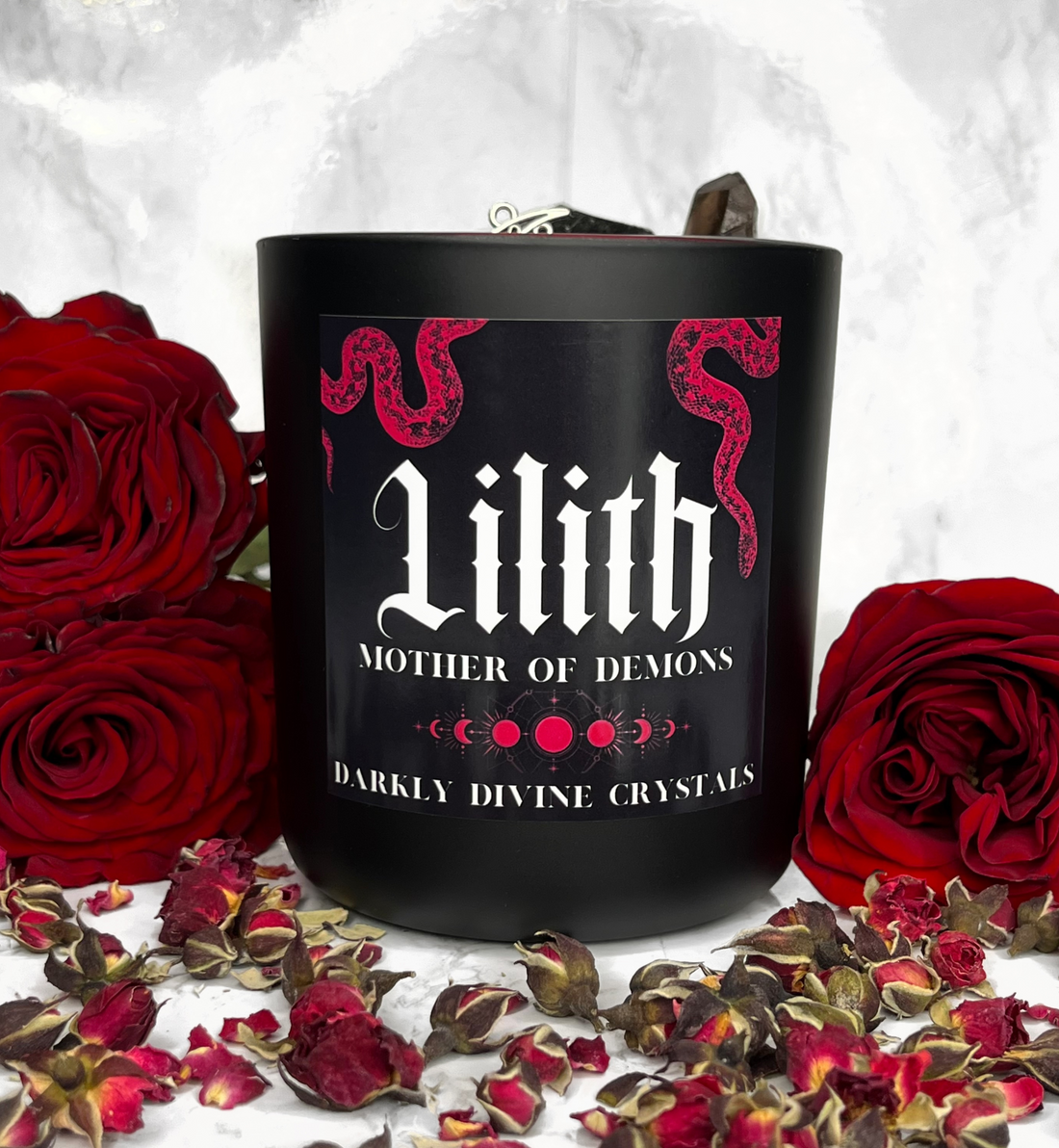 Lilith Candle – Darkly Divine Crystals