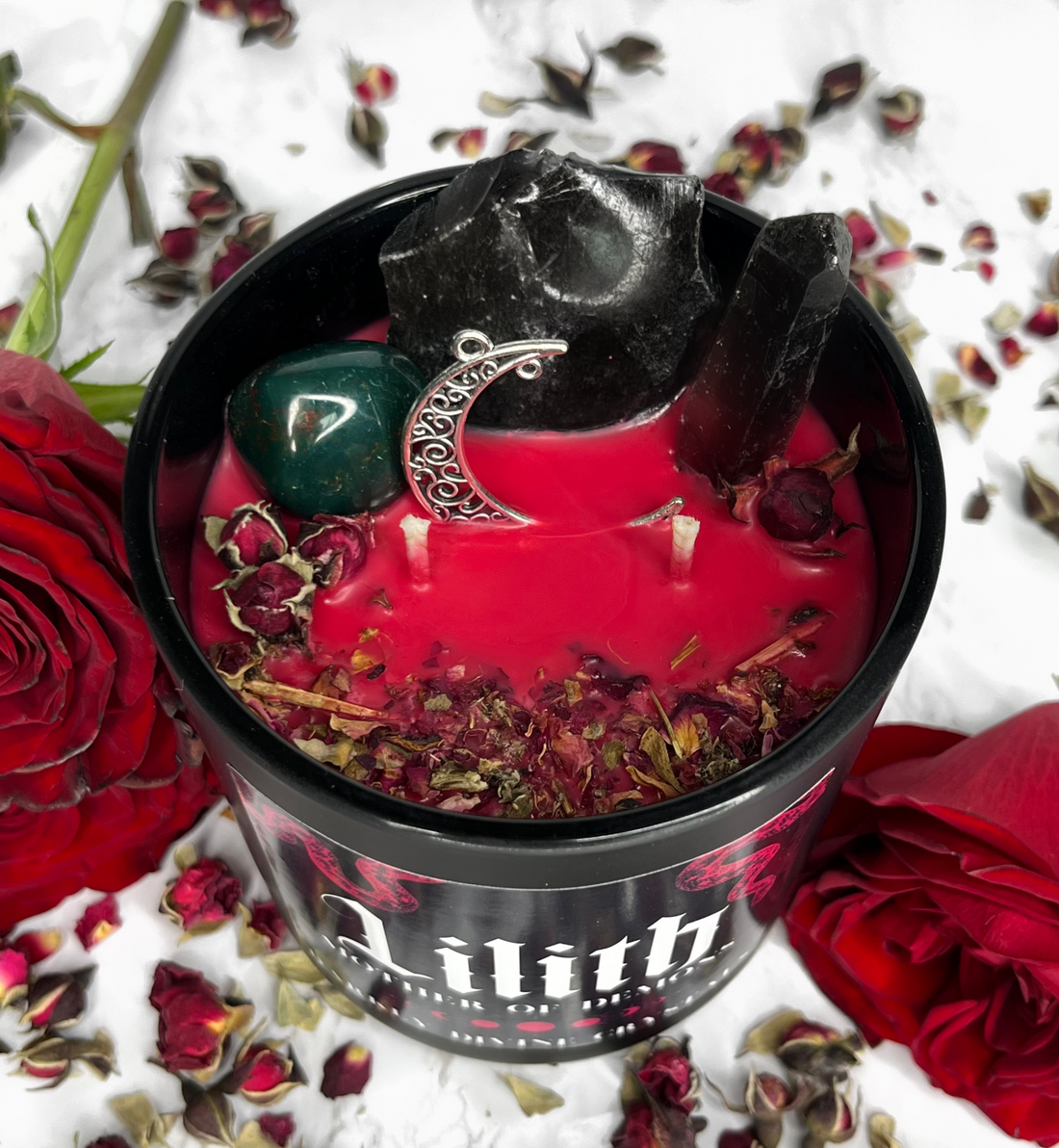 Lilith Candle – Darkly Divine Crystals