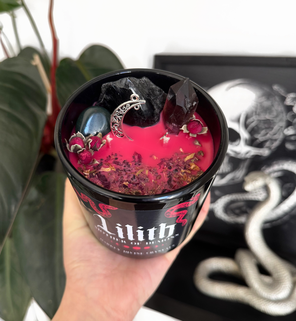 Lilith Candle – Darkly Divine Crystals