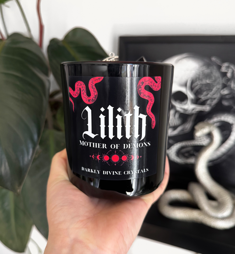 Lilith Candle – Darkly Divine Crystals