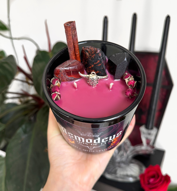 Asmodeus Candle – Darkly Divine Crystals